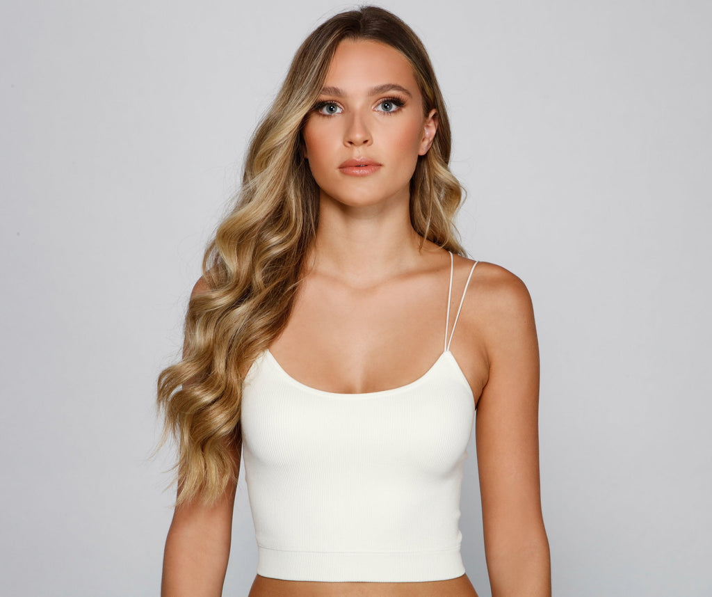 Lace-Back Long Line Bralette – InsStreet