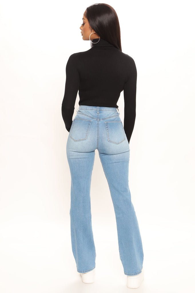 In The Groove Bootcut Jeans - Light Blue Wash – InsStreet