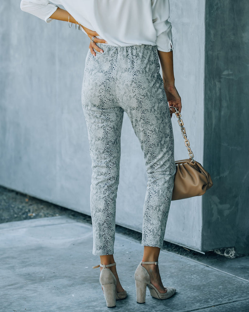 Angie High Rise Python Legging - FINAL SALE – InsStreet Angie High Rise Python Legging - FINAL SALE – InsStreet