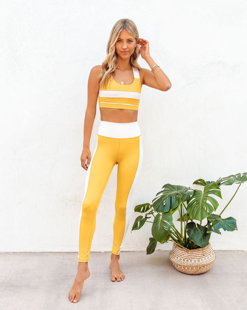 Honey Colorblock Sports Bra - FINAL SALE – InsStreet