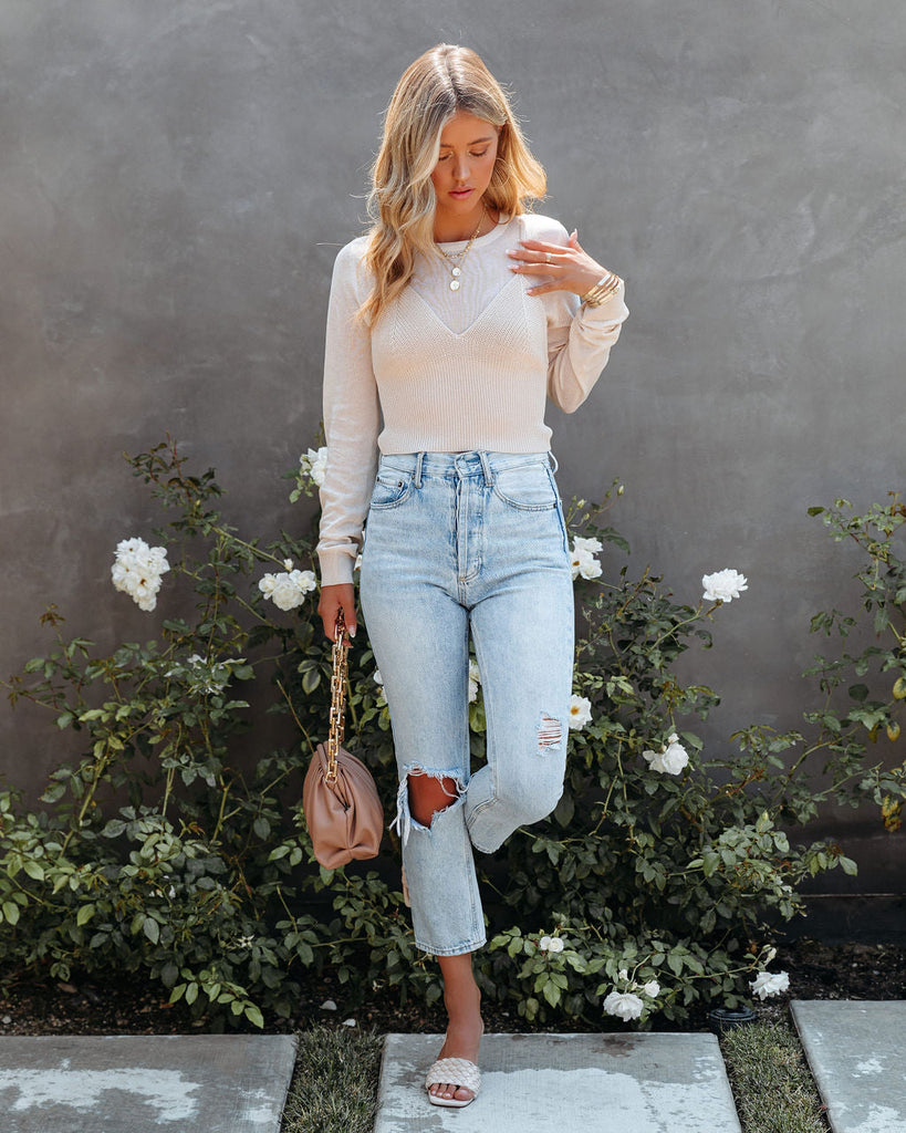 Lulla Layered Knit Top - FINAL SALE – InsStreet