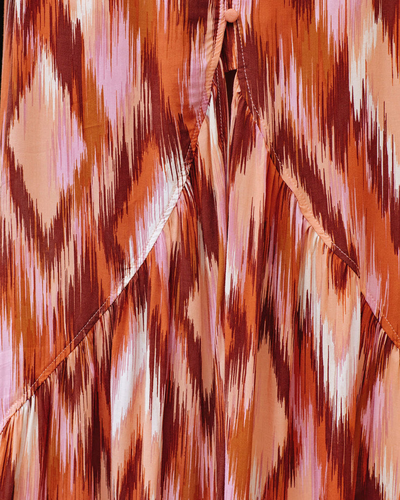 Bowan Printed Button Down Maxi Skirt – InsStreet