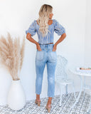 June Swoon Cotton Blend Eyelet Hook + Eye Crop Top – InsStreet