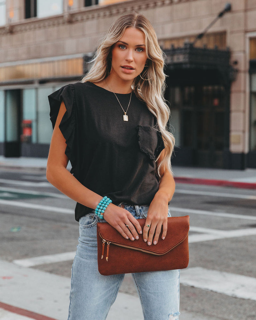 Marney Cotton Tee - Black – InsStreet